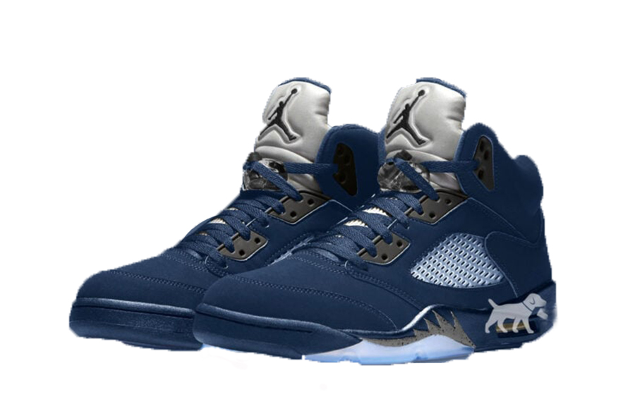 Cheap Replica Air Jordan 5 Retro SE "Reverse Georgetown" on sale