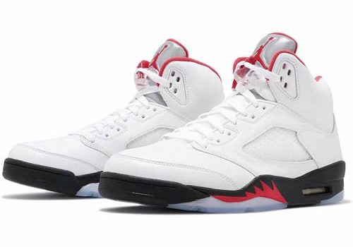 Buying Fake Jordan 5 Retro 'Fire Red Silver Tongue' Online ...