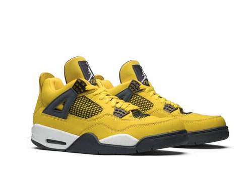 Cheap Fake Jordan 4 'Lightning' Yellow AJ4 For Sale Online ...