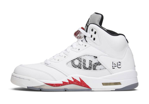 Shop Link: Fake Jordan 5 Supreme 'White' 2015 Old AJ5 | JordanKicks.org